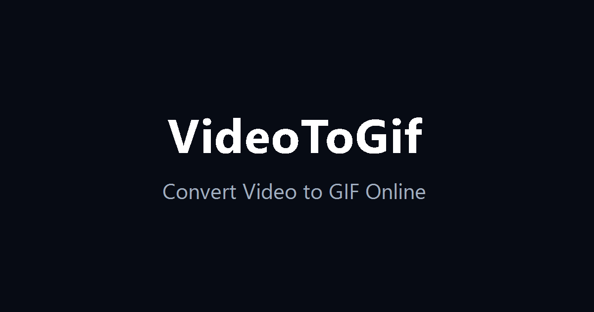 Free Online Video to GIF Converter for MP4, WebM & MOV | videotogif.cc